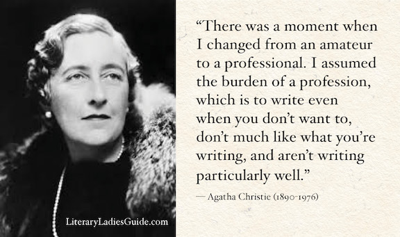 10 Quotes by Agatha Christie on Writing | LIteraryLadiesGuide