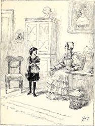 Illustrations from Sara Crewe by Frances Hodgson Burnett (1888)