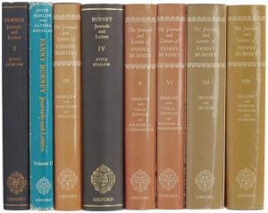 The Journals of Fanny Burney, English Novelist & Playwright